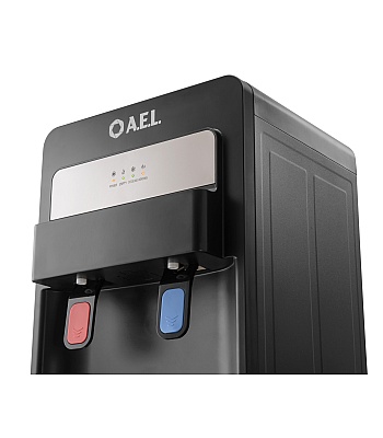 Напольный кулер AEL LD-AEL-805a Black-Gold с нижней загрузкой