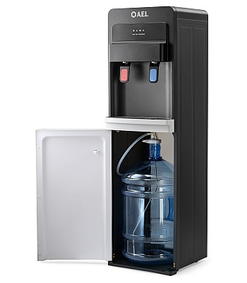 Напольный кулер AEL LD-AEL-805a Black-White с нижней загрузкой